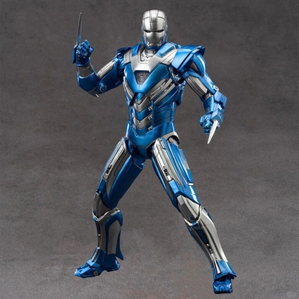 ZD Toy iron man Mark30 action figure iron man 3 BLUE STEEL Marvel ...