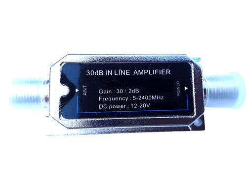 30dB PRO HIGH GAIN DIGITAL TV ANTENNA AMPLIFIER HD SIGNAL BOOSTER POWER ...
