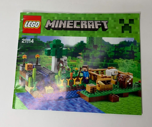 LEGO Minecraft 21114 The Farm Instruction Booklet Manual Only | eBay