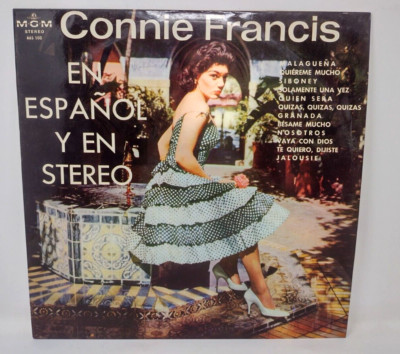 Connie Francis En Español Y En Stereo Vinyl MGM 665500 IN SPANISH 1964 ...