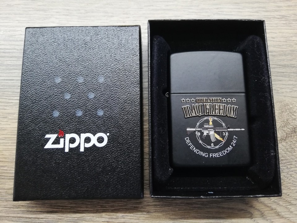 RARE 2010 ZIPPO MILITARY OPERATION IRAQI FREEDOM (OIF) DEFENDING ...