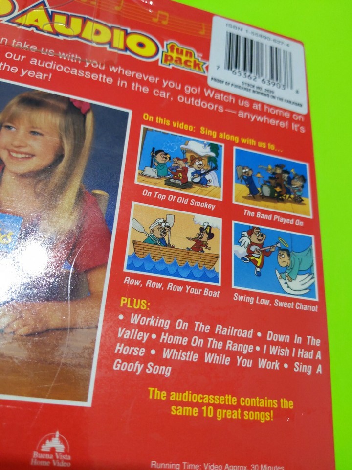 Alvin's Video Audio Fun Pack - VHS & Audio Cassette - Alvin & the ...