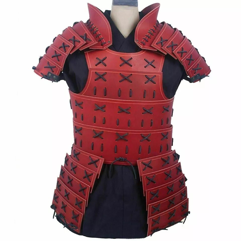 Samurai leather Armor SCA LARP medieval Costume | eBay UK