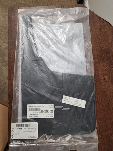 OEM Rear Splash Guards Mud Flaps Black Flat 14-20 Chevrolet Silverado ...