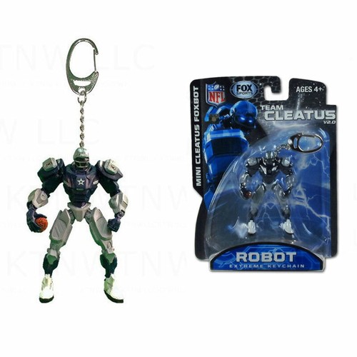 New NFL FOX Sports Robot Cleatus Action Figure Version 2.0 Key Chain ...