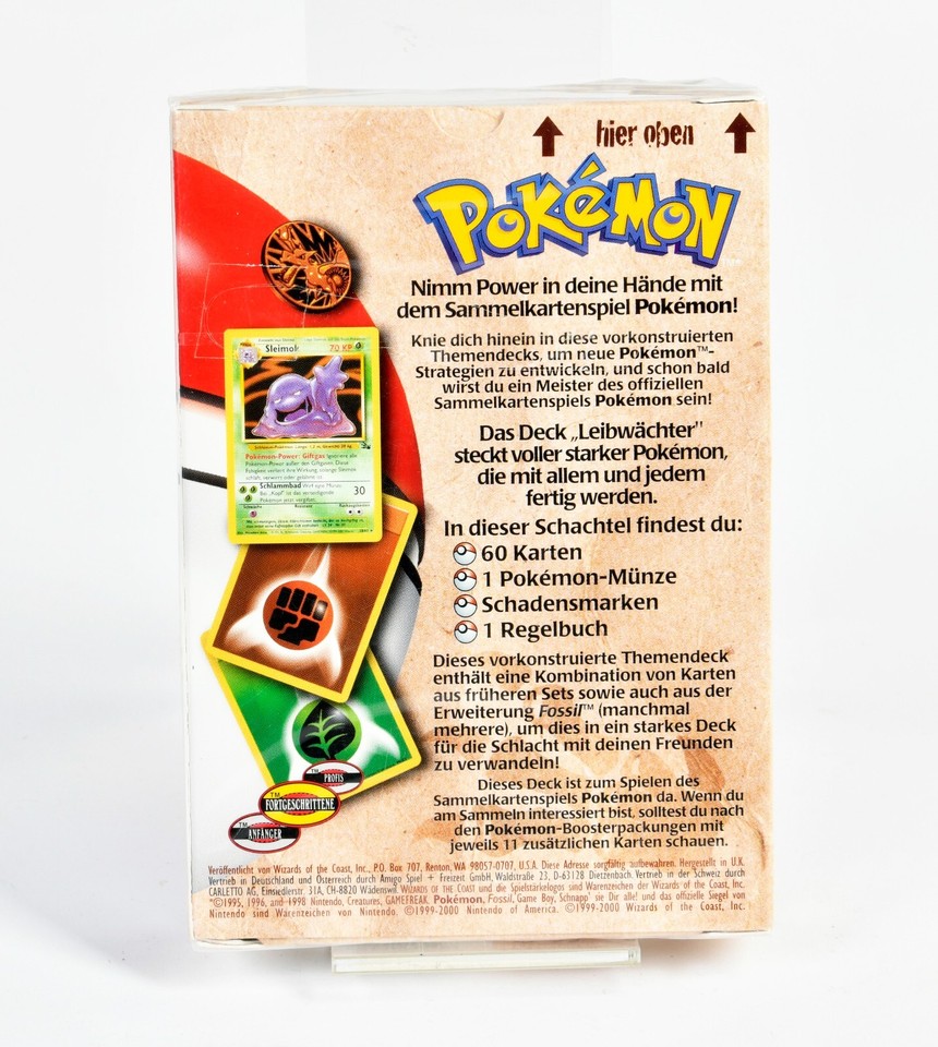 Pokemon Bodyguard Theme Deck Tedesco sigillato | eBay