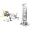 Set of 2 Fascinations Metal Earth Model Kits Apollo Saturn V Gantry ...