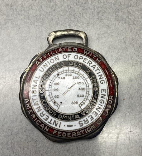 Vintage International Union Of Operating Engineers Watch Fob | eBay