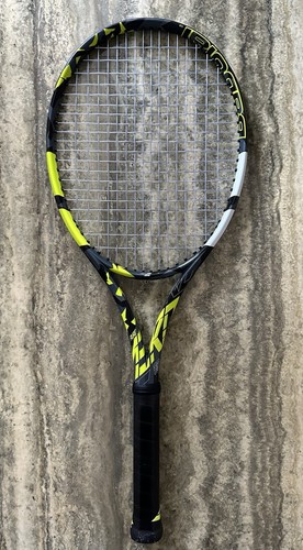 Babolat Pure Aero 98 Tennis Racket - Grip 2 New Head Lynx Touch Strings ...