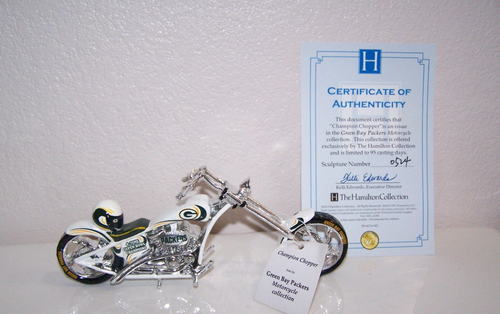 Green Bay Packers Motorcycle "CHAMPION CHOPPER" BY Hamilton Collection ...