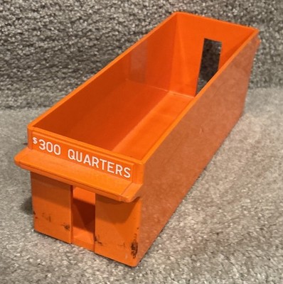 Bulk Rolled Coin Plastic Storage Tray $300 Quarter US Made Al-sb4 Color ...