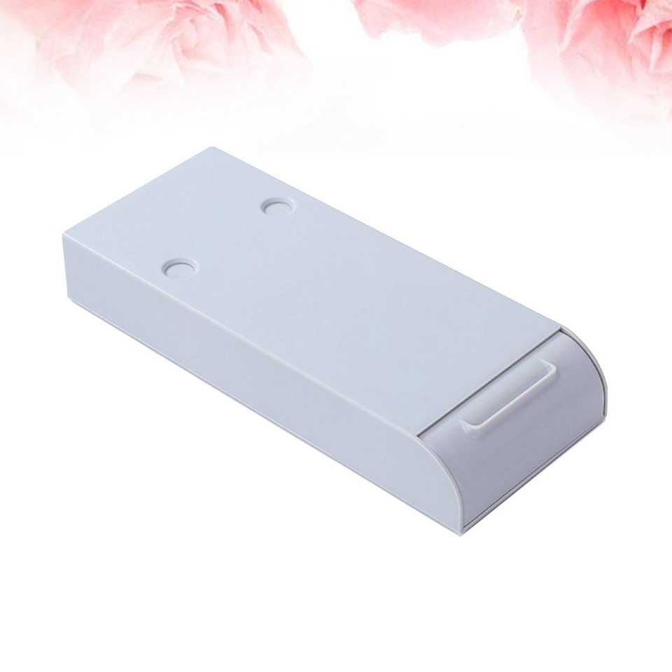 1PC Under Desk Adhesive Pen Box Mini Invisible Sticking Drawer Type ...