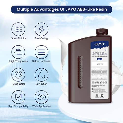 JAYO 3D Print Photopolymer 1KG 405nm UV Standard, ABS-Like, Water ...