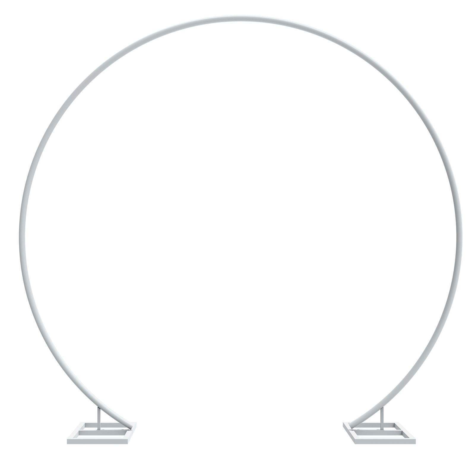 2.2m/2.4m Tall Round Arch Stand Free Standing Wedding Backdrop Frame ...