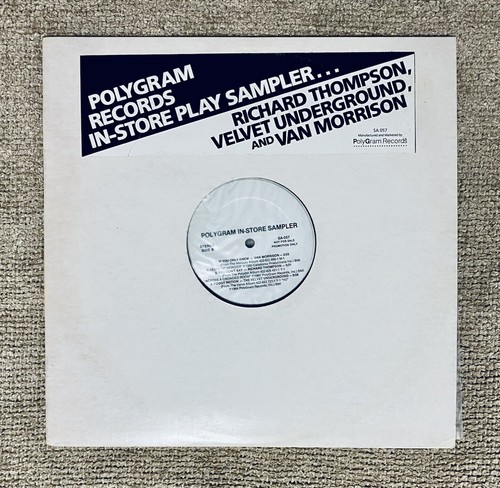 POLYGRAM RECORDS IN-STORE PLAY SAMPLER… LP, VELVET UNDERGROUND, VAN ...