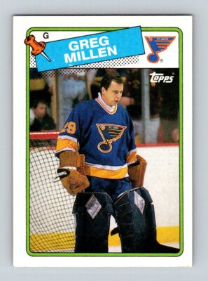 1988-89 Topps #117 Greg Millen St. Louis Blues Hockey Goalie | eBay