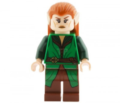 Lego Tauriel 79016 Green and Reddish Brown Outfit The Hobbit Minifigure ...
