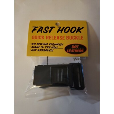 FAST HOOK QUICK RELEASE HELMET STRAP BUCKLE by Hot Leathers. *Made in ...