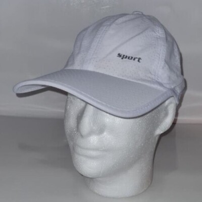 White Sport Adjustable Brand New Cap. | eBay