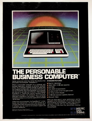 1983 SuperBrain II Microcomputer Intertec Data - Vintage Computer ...