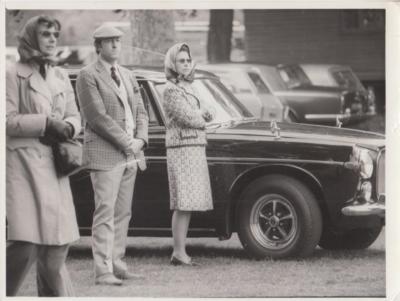 Queen Elizabeth watches Prince Philip competing May 1974 -Press Photo ...