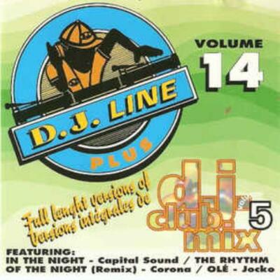 D.J. Line Plus Volume 14 MUSIC AUDIO CD electronic euro house dance ...