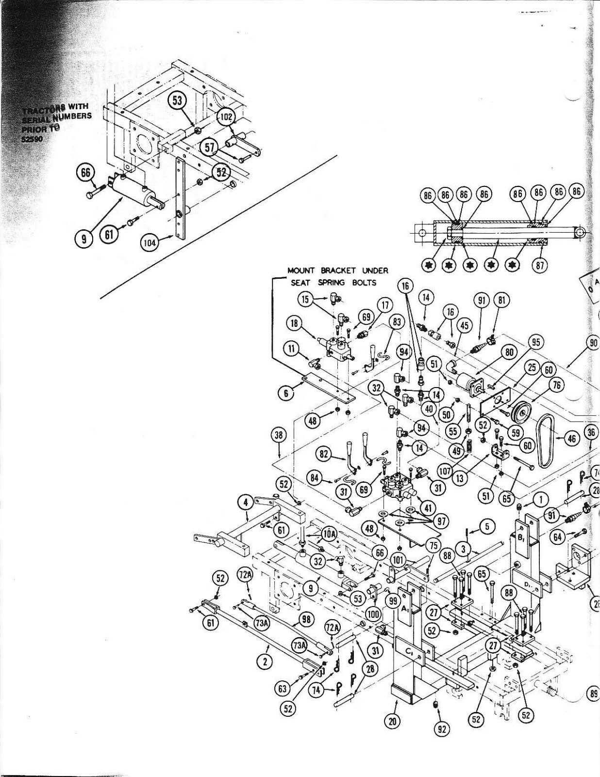 Tractor Service Parts Manual Fits Power King Front Loader Manual Model ...