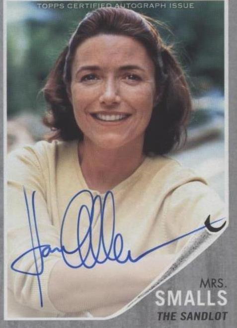 2018 Topps Archives - The Sandlot Autographs Karen Allen as Mrs. Smalls ...
