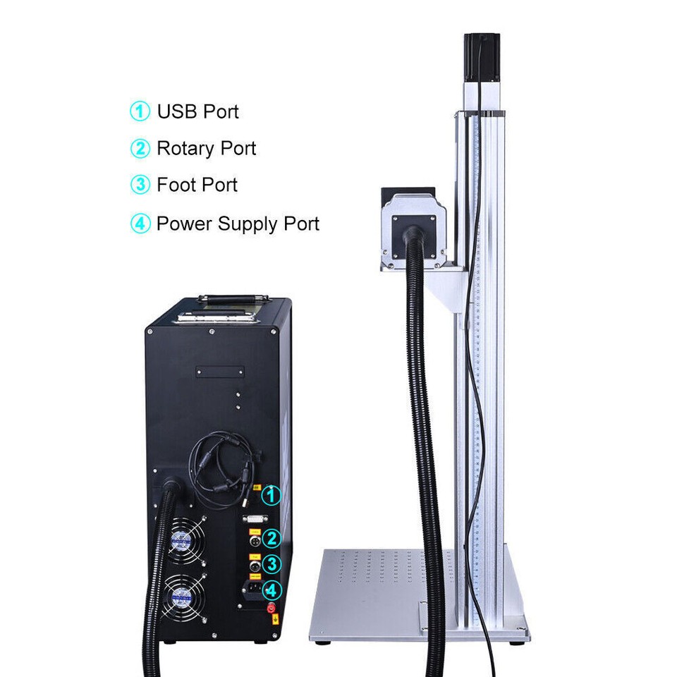 JPT MOPA M7 200W Fiber Laser Cutting Engraver Machine with 800mm ...