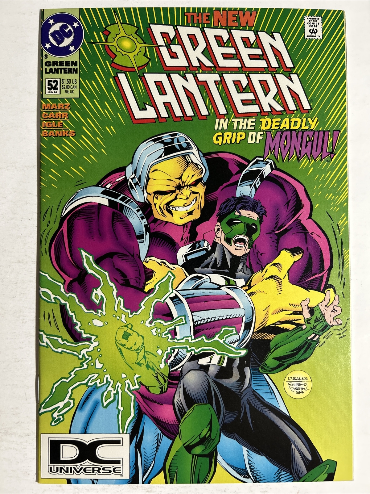 GREEN LANTERN #52 (DC Universe UPC Logo Multipack Variant, Mongul) 1994 ...