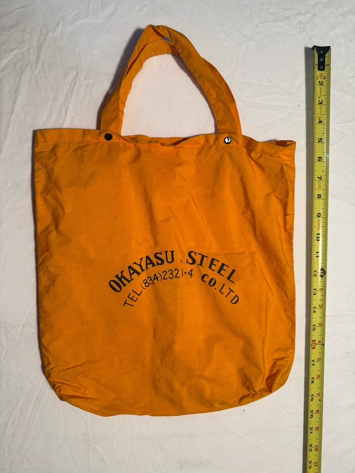 Japanese Okayasu Steel Company tote grocery shopping bag | eBay