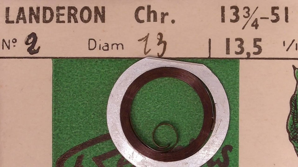 1 Barrel Spring Watch Landeron Chrono 13 3/4 51 | eBay Australia