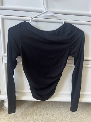 H&M black long sleeve top | eBay