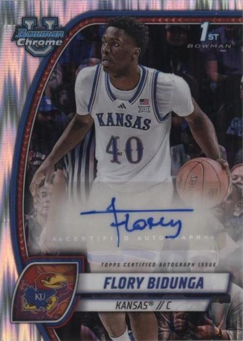 2024-25 Bowman University Chrome - Chrome Prospect Autographs Flory ...