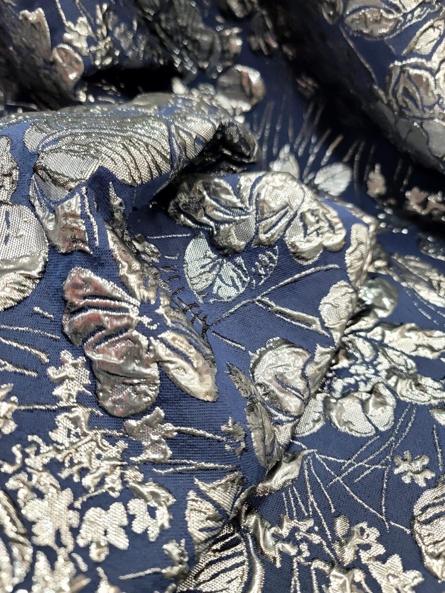 Blue Brocade Pattern