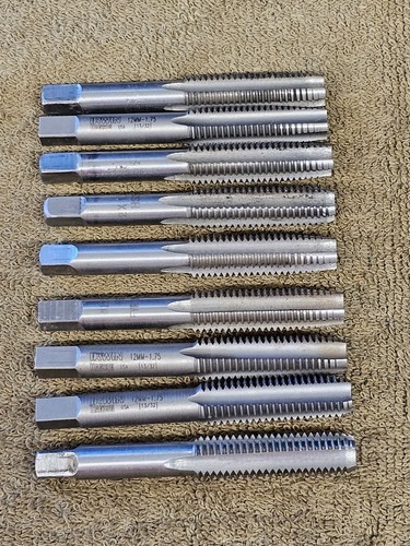 9 Irwin Others Metric M12 1.75 HSS Thread Threading Taper Plug Hand Tap ...