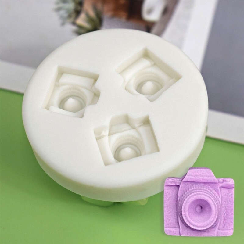 Mini Camera Resin Fondant Silicone DIY Cake Pastry Baking | eBay