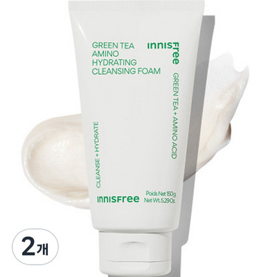 Innisfree Green Tea Cleansing Foam, 150g, 2EA | eBay