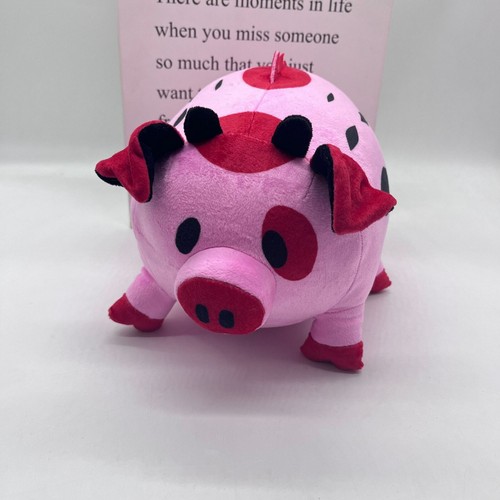 18CM Hazbin Hotel Fat Nuggets Plush Toy Helluva Boss Pig Birthday Doll ...