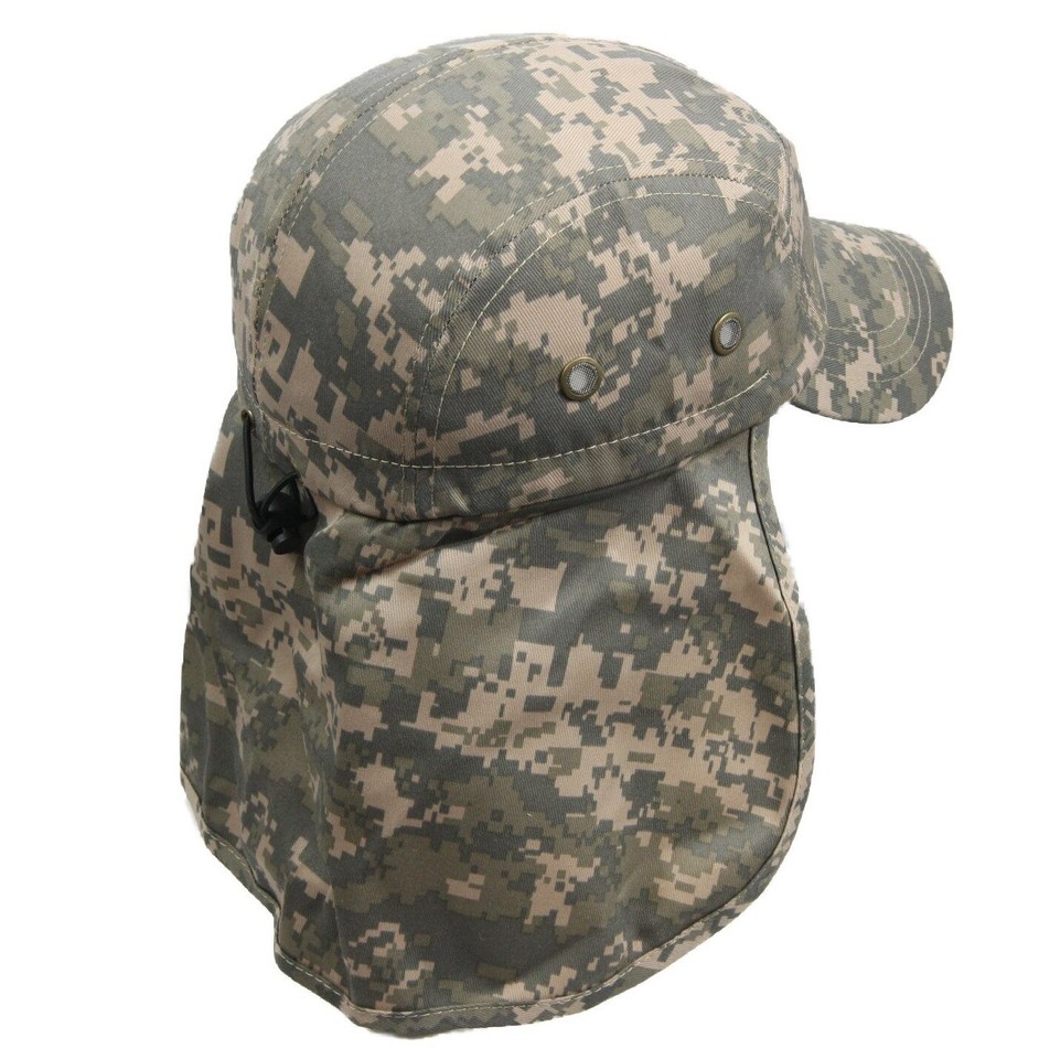 Baseball Cap Bucket Neck Cover Hiking Fishing Outdoor Roofing SunVisor ...