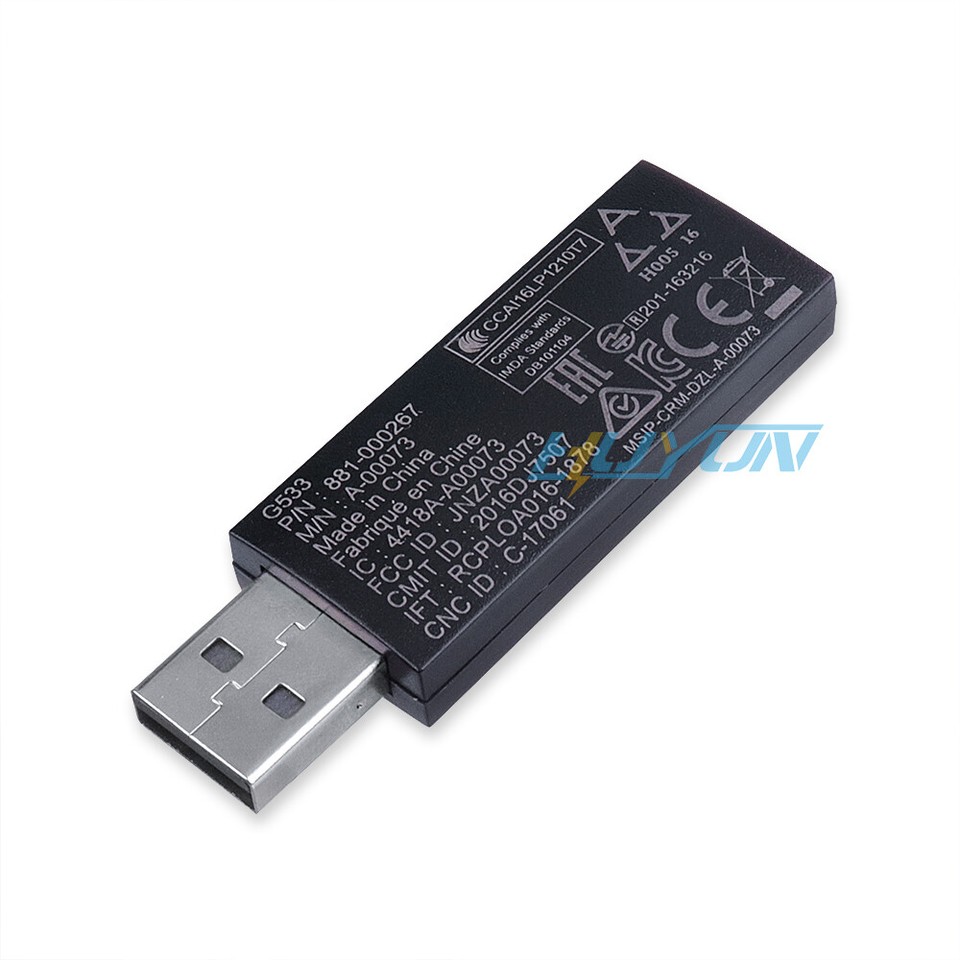 USB Dongle Receiver for Logitech G533 Gaming Headset Headphone USB ...
