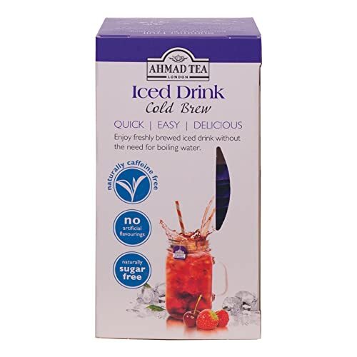 Ahmad Tea Herbal Tea Cold Brew Summer Fruits Teabags Iced Tea 20 ct ...