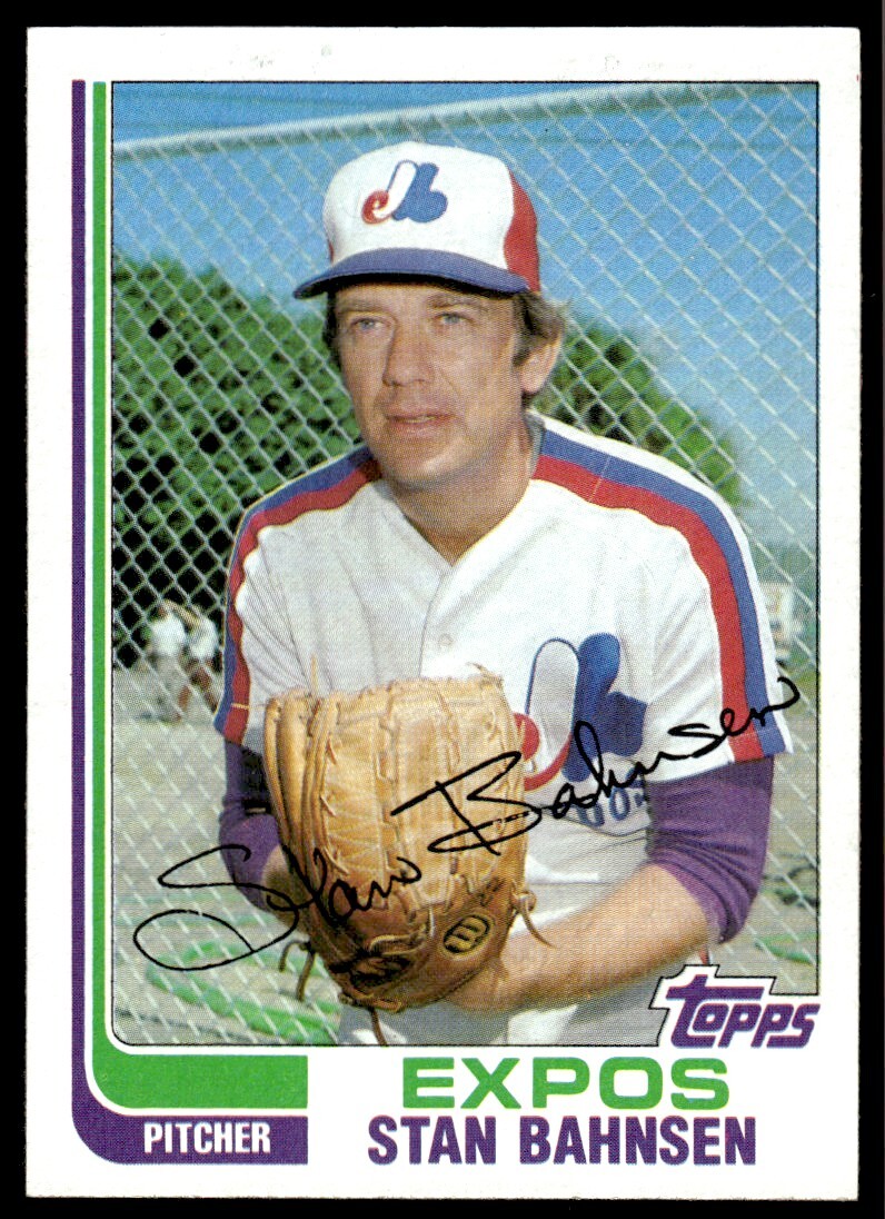 1982 Topps Baseball Stan Bahnsen Montreal Expos #131 | eBay