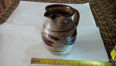 Studio Pottery, Hartland Pottery Speckled Jug By Clive C. Pearson ...