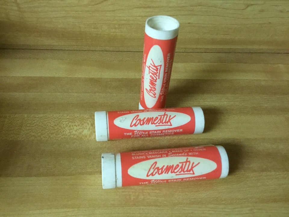 3 vintage cosmestik stain remover Stick for all cosmetics Magic Wand ...