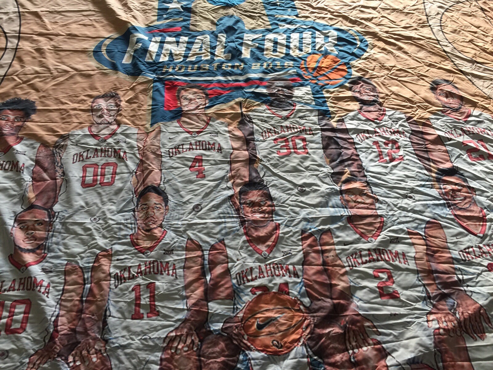 Original 2016 NCAA Final Four Banners—Villanova, Oklahoma, UNC ...