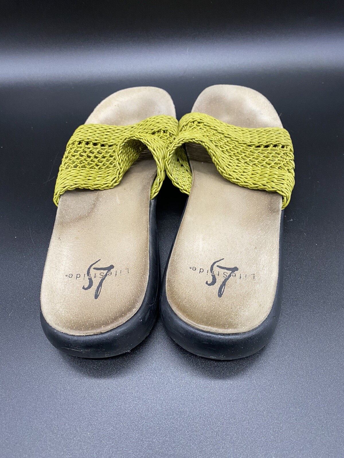 LIFE STRIDE Women’s Lime Net Sandals Flats Size 9 N Green | eBay