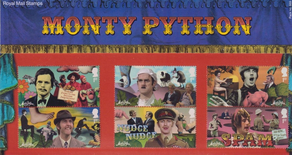 GB 2025 MONTY PYTHON PRESENTATION PACK No.669 COMBINED *SPECIAL PRICE* | eBay UK