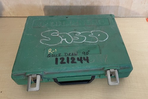 Greenlee 7804SB / 7806SB Quick Draw Hydraulic Punch Driver Knockout Set ...