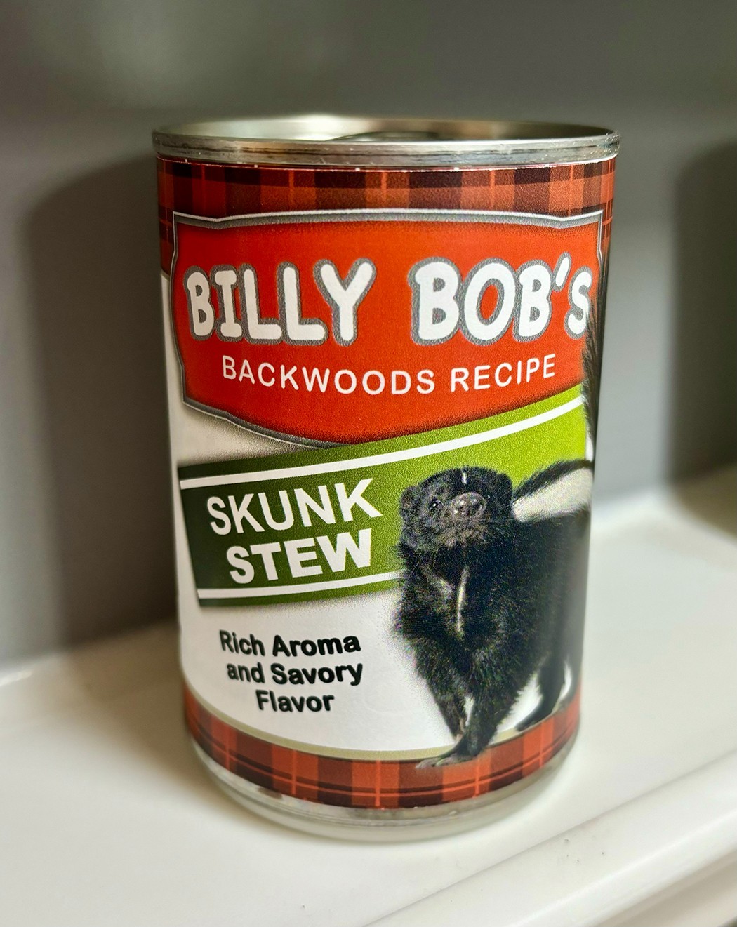 2 x FUNNY REDNECK Skunk Stew Soup CAN LABELS Gag Joke Xmas Kitchen ...